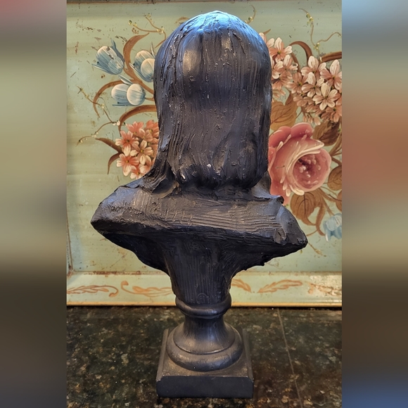 Art | Antique Black Chalkware Bust | Poshmark
